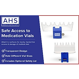AHS American Hospital Supply Medicine Vial Holder | Hands-Free Vial Holder (Mayo Stand)