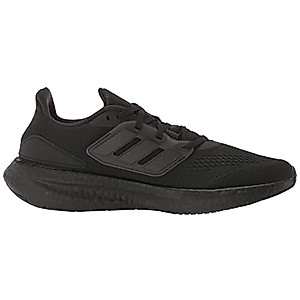 adidas Women's Pureboost 22 Running Shoe, Black/Black/Carbon, 8