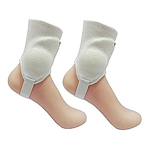 Ankle guards (x 1 Pair Shield Protector Dual Sided Pads for Soccer Football (White Color)