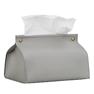 PU Leather Tissue Bag Multipurpose Organize Pouch Outdoor Traveling Camping (Color : Brown)