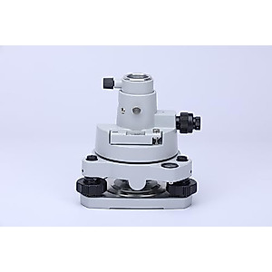 Mountlaser Tribrach Adapter W/Optical Plummet Surveying, Tribrach with Optical Plummet Adjust Screw in Left Hand for Surveying