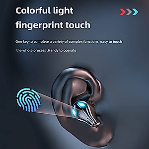 Wireless Earbuds Bluetooth in Ear Light-Weight Headphones Built-in Microphone Immersive Premium Sound with Charging Case NB4