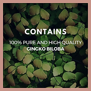 Remedy's nutrition Ginkgo Biloba | 1,000 mg, 60 Vegan Capsules Herbal Dietary Supplement | Two Month Supply | Non-GMO, Gluten Free, Dairy Free, No Fillers or Additives