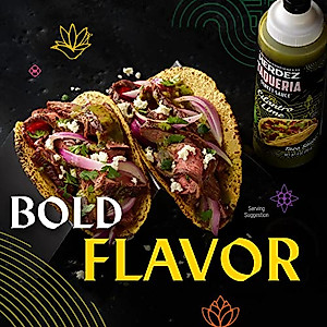 HERDEZ TAQUERIA STREET SAUCE Variety Pack, Habanero, Verde, Roja, Chipotle, Avocado Cilantro, Cilantro Lime, 9 oz Bottles (6 Pack)