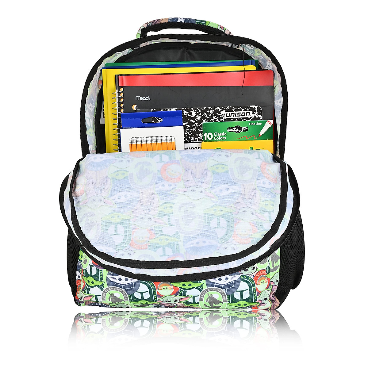 STAR WARS Baby Yoda Mandelorian Backpack | Officially Licenced Yoda Backpacks For School, Boys, Girls, or Adults