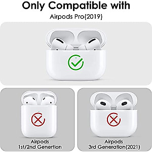 New AirPod/Pro Case,with Keychain Soft Protective Cover Apply to AirPod/Pro Suitable for Youth, Teenagers, Men, Women (Muscle wk/Pro)