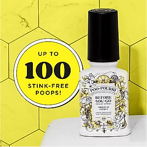 Poo-Pourri Before-You-Go Toilet Spray, Original Citrus, 2 Fl Oz - Lemon, Bergamot and Lemongrass