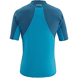 NRS Men's HydroSkin 0.5 Short Sleeve Shirt-Fjord-S