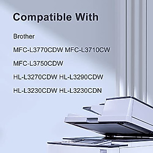 TEINO Compatible Toner Cartridge Replacement for Brother TN227 TN-227 TN223 use with Brother Brother MFC-L3770CDW, MFC-L3710CW, MFC-L3750CDW, HL-L3270CDW, HL-L3290CDW, HL-L3230CDW TN227 (5-Pack)