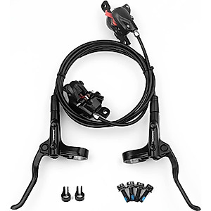 JKSPORTS ShimanoOEM BR MT200 Hydraulic Disc Brake Set Front 800mm and Rear 1400mm BR-BL-MT200 Hydraulic Disc Brake Set Front and Rear