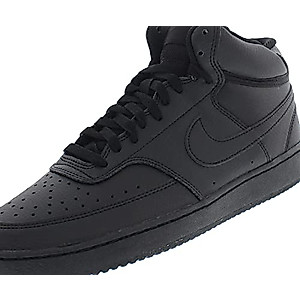 Nike Court Vision Mid NN Unisex Shoes Size 11, Color: Black/Black-Black