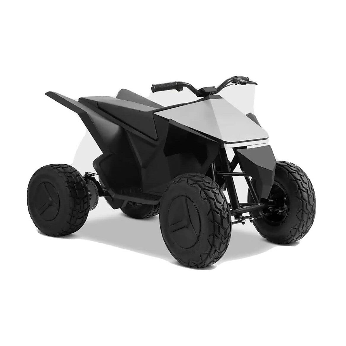 Tesla Brand Cyberquad for Kids, Four Wheel All Electric ATV, Ages 8+, 1 Year Limited Warranty, Top Speed 10 MPH, Range Up to 15 Miles, 36V Lithium Ion Battery and Charger Included, Black