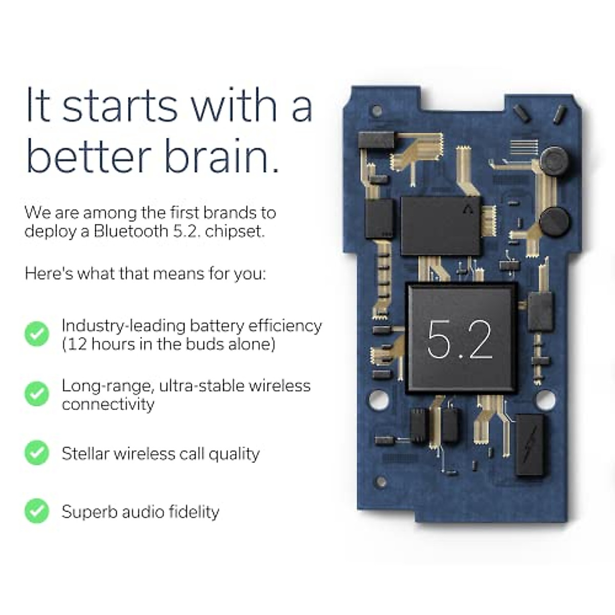 Status Between Pro True Wireless Earbuds - Downsized Charging Case - Built-in 4 Microphones - Hybrid Triple Driver - 12 + 36 Hour Battery - Bluetooth 5.2 - Noise-Isolating Fit - Metal Exterior