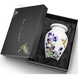SmartChoice Urn Keepsake for Ashes Cremation Urn Hummingbird Keepsake for Human Ashes - Affordable Funeral Keepsake Urn for Ashes Handcrafted Urn