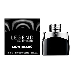 MONTBLANC Legend Eau de Toilette - Long Lasting Fragrance with notes of Bergamot, Jasmine & Sandalwood - Fresh & Fougere - 1.0 fl. oz.