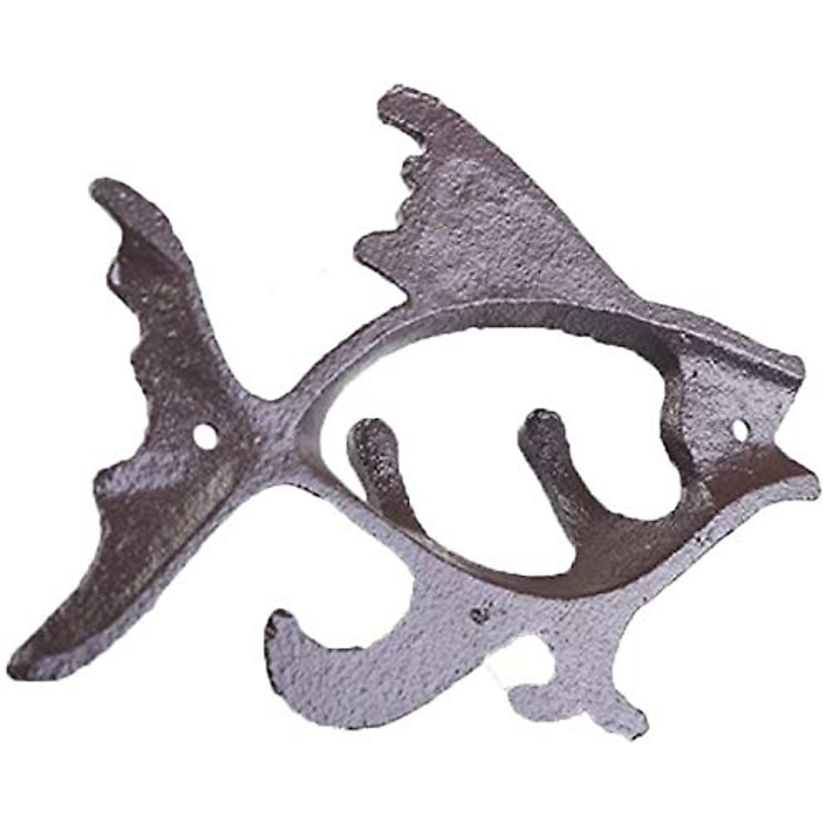 Heavy Duty Rustic Cast Iron Decorative Wall Hook Kitchen Living Room Bathroom Wall Decoration (Fish)