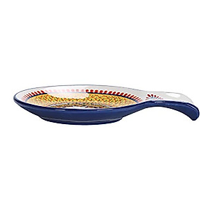Bico Havana Ceramic Spoon Rest for Stove Top, Kitchen Counter, House Warming Gift, Dishwasher Safe