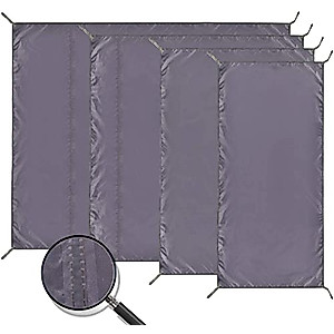 REDCAMP Waterproof Camping Tent Tarp - 55"x83", 4 in 1 Multifunctional Tent Footprint for Camping, Hiking and Survival Gear, Lightweight and Compact