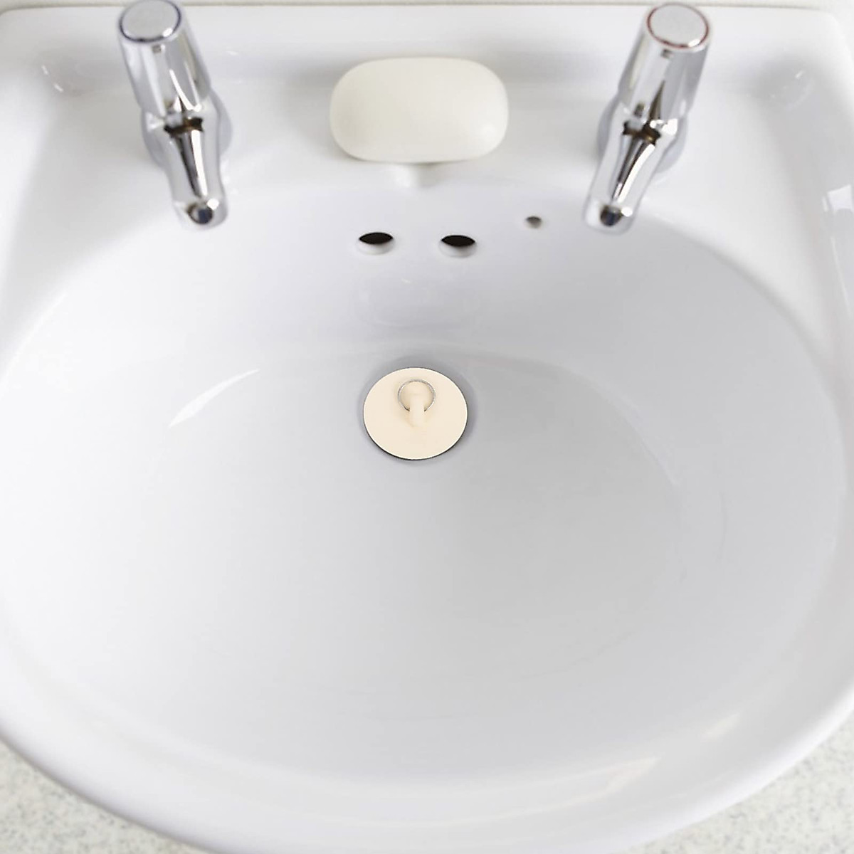 POPETPOP Rubber Sink Stoppers 6 Pack- Drain Stopper Sink Plug with Hanging Ring Anti Clogging Bath Tub Plug Sink Drain Stopper for Kitchen Bathroom Bathtub, 1 inch 25-28 mm