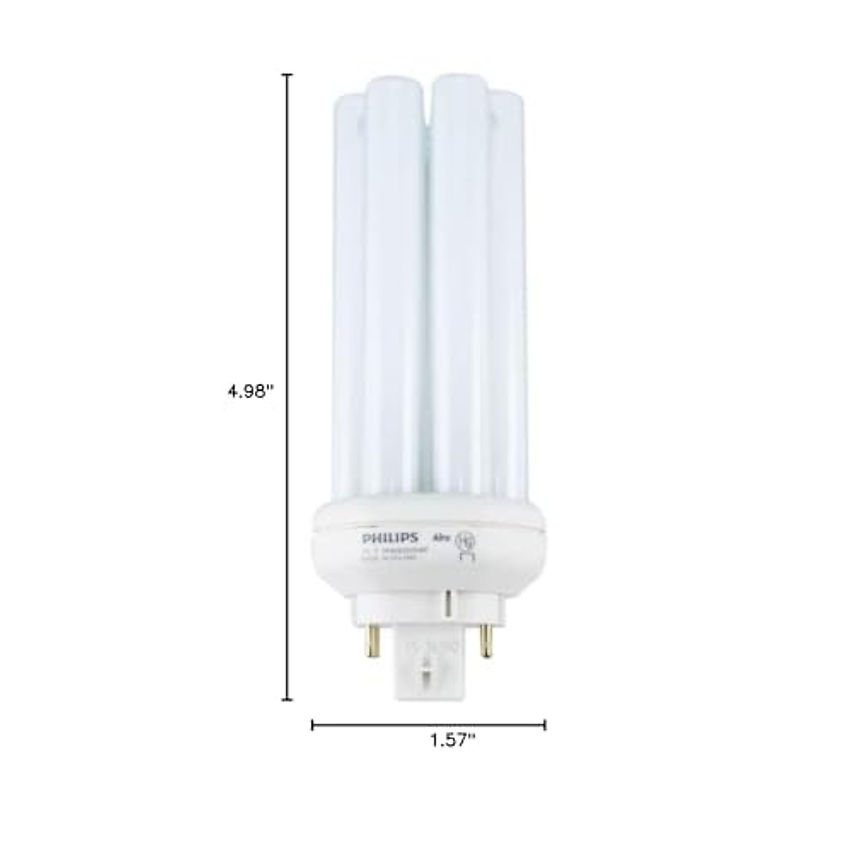 Philips 268235 - PL-T 26W/30/4P/ALTO - 26 Watt Triple Tube Compact Fluorescent Light Bulb, 3000K