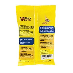 Birds LOVE Economy & Thin Special Spray Millet GMO-Free (No Stems Only Edible Tops) for Birds Cockatiel Lovebird Parakeet Finch Canary All Parrots Healthy Treat - 7oz