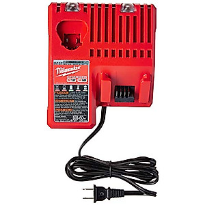 Milwaukee 48-59-1850 M18 RED LITHIUM XC 5.0 Ah Batteries (2) + 48-59-1812 M12 and M18 Multi Voltage Charger kit