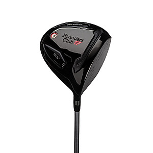 Founders Club Bomb Men's Golf Club Set with 14 Way Organizer Golf Black Bag Right Hand (Steel Regular)
