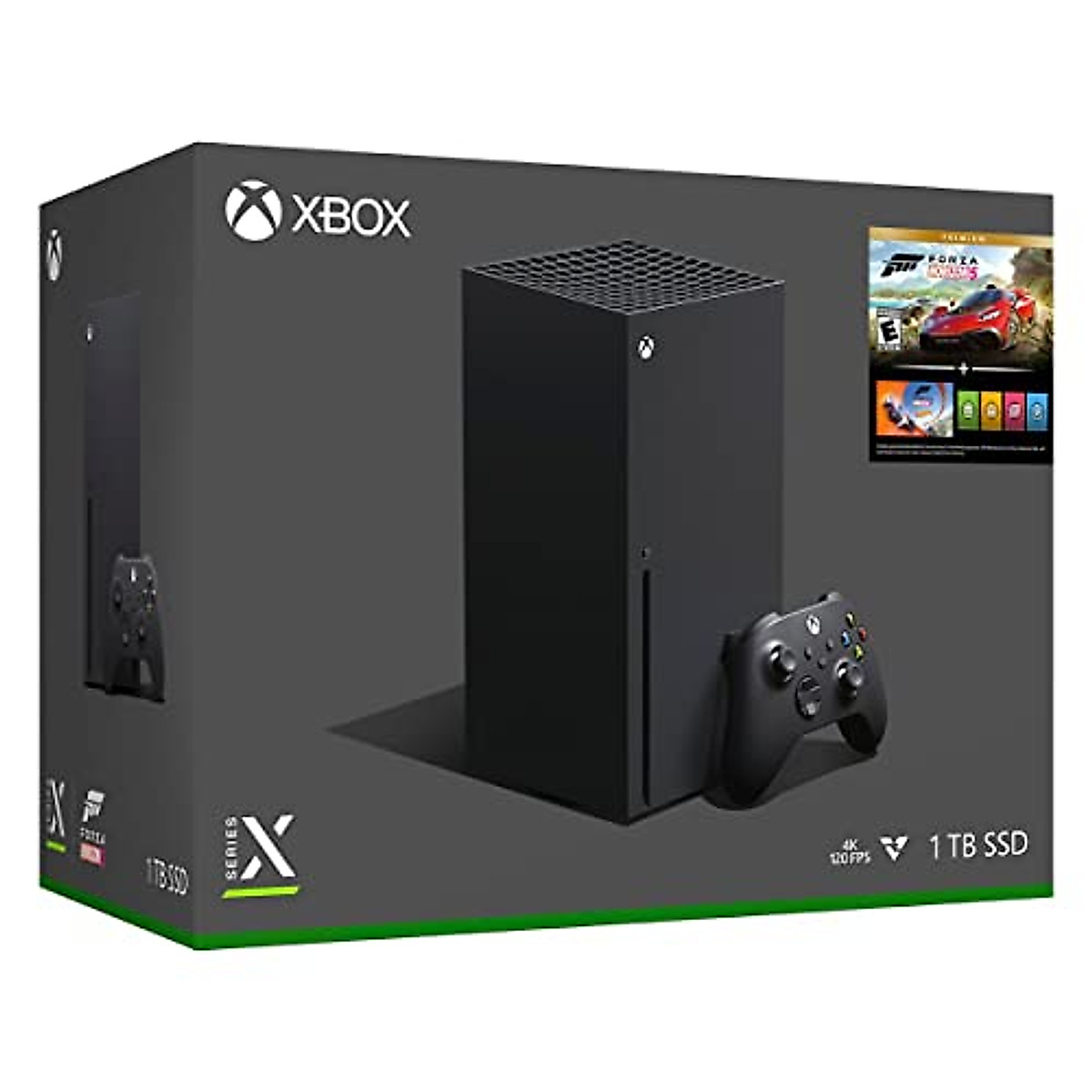 Microsoft Xbox Series X 1TB SSD Forza Horizon 5 Bundle with Extra Wireless Controller - Carbon Black