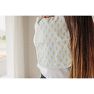 Baby Burp Cloth Large 21''x10'' Size Premium Absorbent Triple Layer 3-Pack Gift Set"Vance" by Copper Pearl