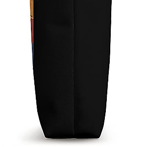 Funny Black Cat Crochet Because Murder Is Wrong Tote Bag