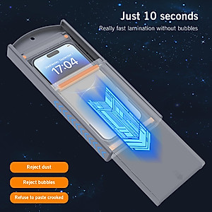 2 Pack Privacy Screen Protector for iPhone 14 Pro Max 6.7 inch,Sensor Protection,Auto Dust-Elimination Installation,Dynamic Island Compatible,Case Friendly Tempered Glass Film,[9H Hardness] (14 Pro Max HD)