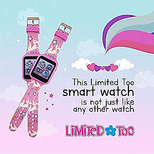 Limited Too Smart Watch for Girls,Pedometer Light Pink