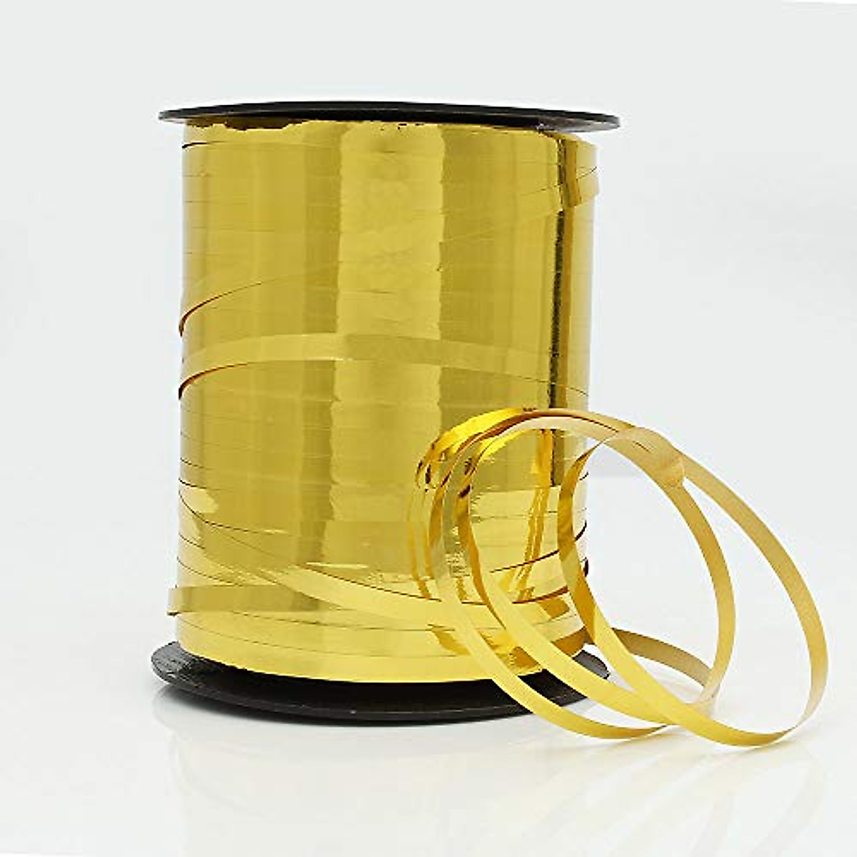 Gold Curling Ribbon Balloon String Party Decorative Supplies Balloon Roll Gift Wrapping Ribbons,500 Yards