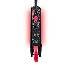 Jetson Disney Darth Vader Kids' Electric Scooter, 7 Miles Per Hour, 4 Miles Max Range, 60-Watt Motor, Light-Up Deck, Height-Adjustable Handlebar, Ages 8+, JDRVDR-ELE