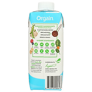 ORGAIN Creamy Chocolate Plant Based Protein Shake, 11 FZ