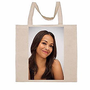 FC Carino Zoe Saldana - A Nice Graphic Cotton Canvas Tote Bag FCA #FCAG584379