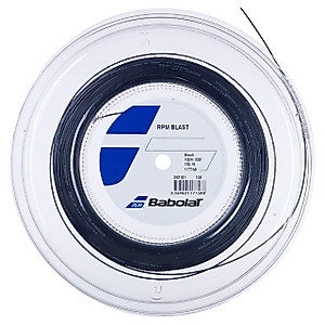 Babolat RPM Blast (16-1.30mm) Tennis String Half Reel (Black)
