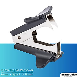 1InTheOffice Claw Staple Remover,"3 Pack"