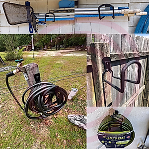 Araiozora Hose Holder Wall Mount,Heavy Duty Hanger Garden Water Hose Reels for Outside,Storage For 5/8" Garden Hose 100 FT 1 PC