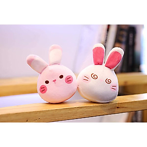 QAHEART Kawaii Plush Pillow Cushion Cute Snack Bag Pillow with Mini Soft Pudding Plush Stuffed Animal Fluffy Hugging Pillow Home Decorative Cushion Novelty Gift
