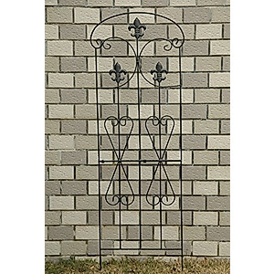 1. GO Metal Garden Trellis Panel Arch for Climbing Plants, 16" Wide x 60" High, OG-0033KD