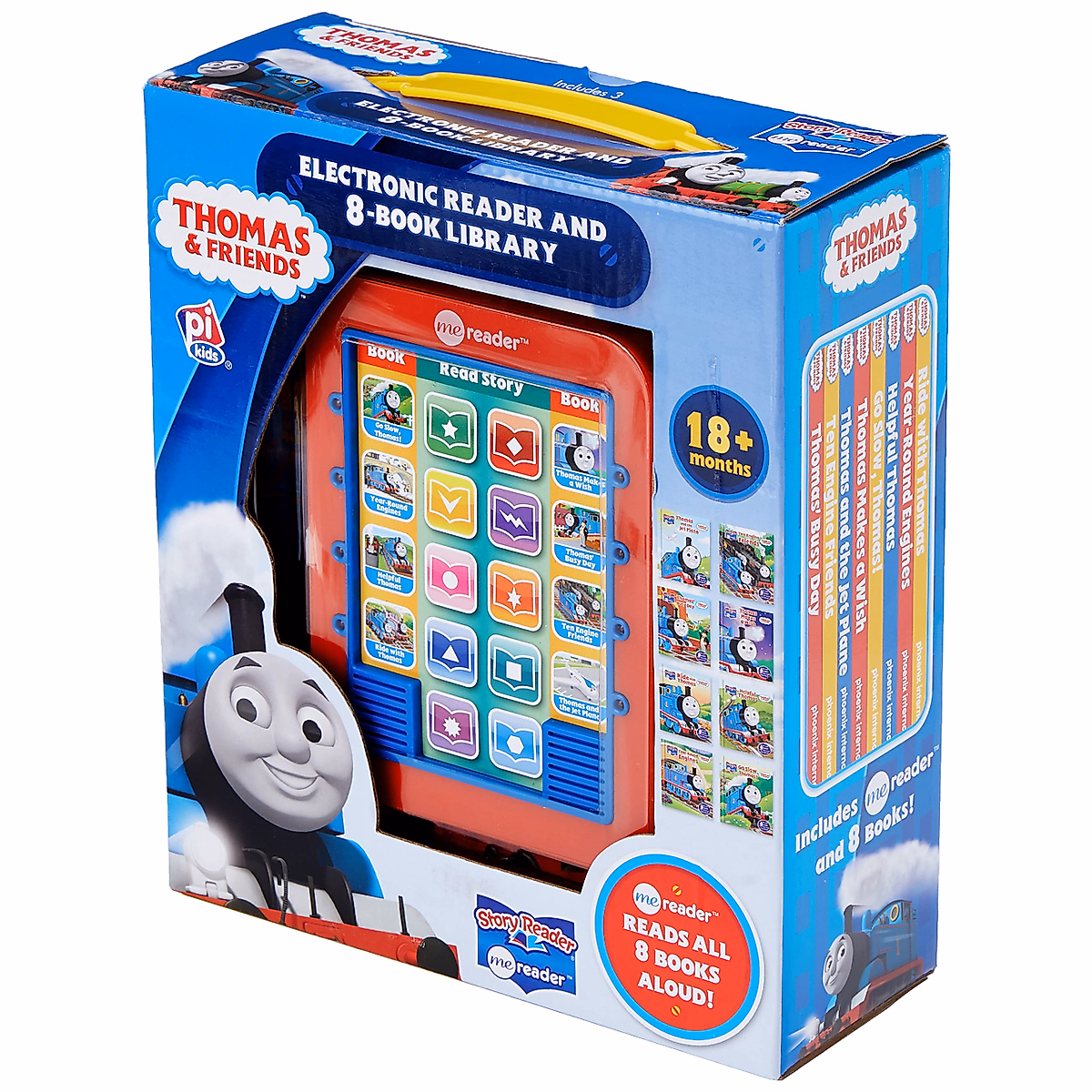 Thomas & Friends - Me Reader Electronic Reader and 8-Book Library - PI Kids (Story Reader Me Reader)