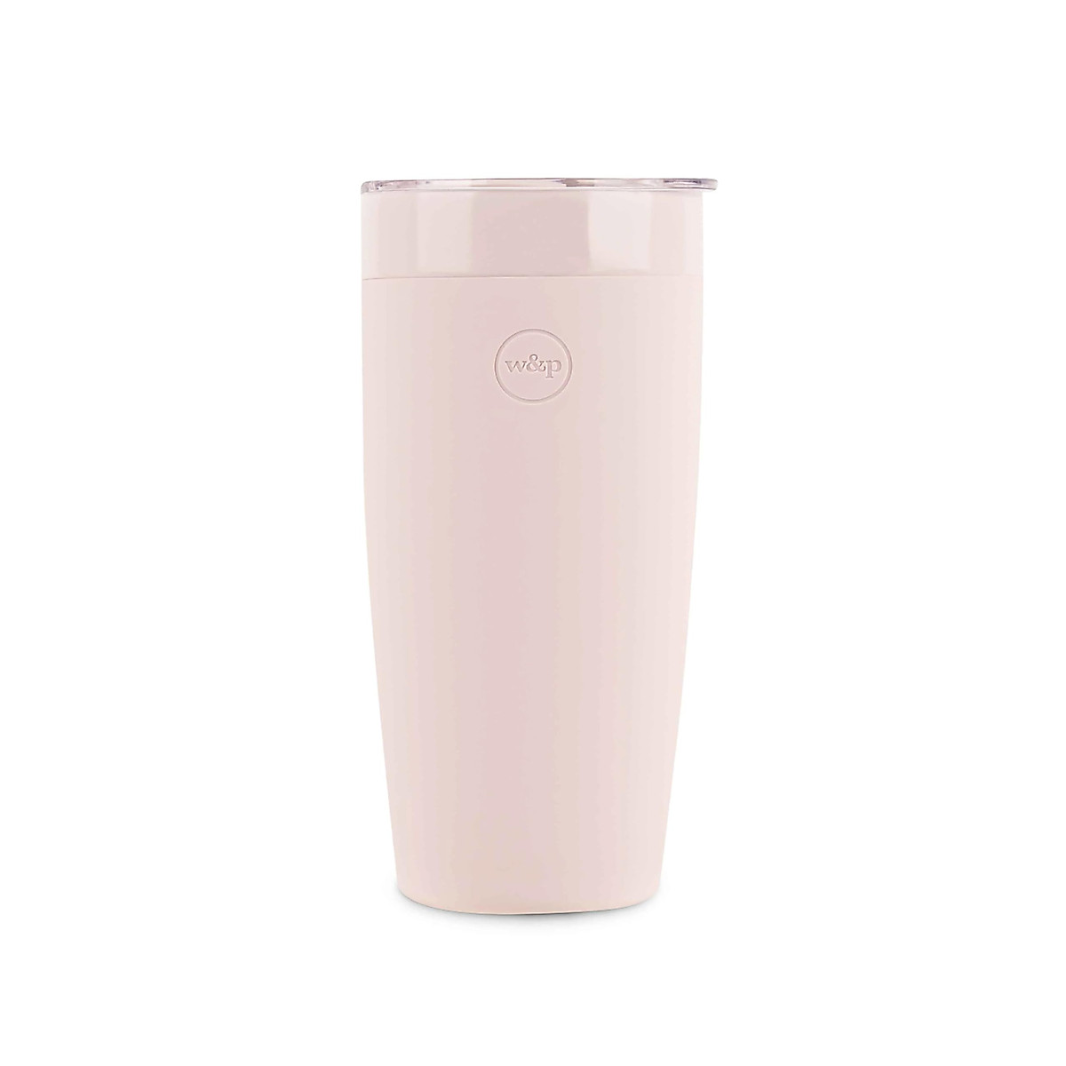 W&P Porter Insulated Tumbler 20 oz | No Metallic Aftertaste Ceramic Coated for Water, Coffee, & Tea | Wide Mouth Vacuum Insulated | Dishwasher Safe, Blush (Tone on Tone)