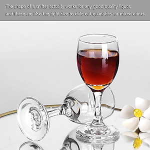 Valeways Shot Glasses, 5oz Mini Wine Glasses Set of 6, Cute Shot Glasses/Great for White and Red Wine/Tasting Glasses/Wine Glass Clear