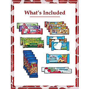 BLUE RIBBON Easter Snack Box Care Package Variety Pack (52 Count) Cookies Chips Candy Snacks Box for Office Meetings Schools Friends Family Military College Women Men Adult Kids