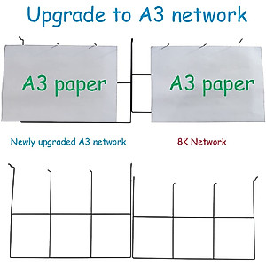 Art Drying Rack, 25-Tier Mobile Clothes Rack with Wire Rack for Artwork, Drying and Printing Rack, Protect Artwork While Drying, Great for Schools and Art Clubs