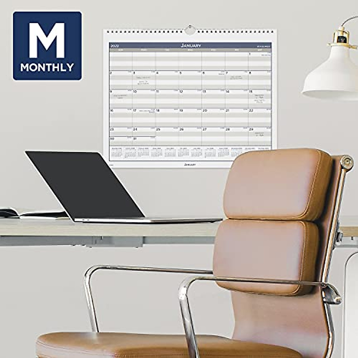 2022 Wall Calendar by AT-A-GLANCE, 15" x 12", Medium, Vertical, Multi-Schedule (PM22MS28)
