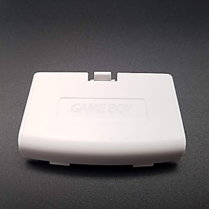 Replacement Back Battery Cover Door Lid for Game boy Advance GBA Console (1-White)