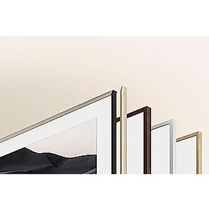 SAMSUNG 75” The Frame TV Customizable Bezel, Magnetic, Quick and Easy Installation, VG-SCFC75SGMZA, 2023, Sand Gold Metal