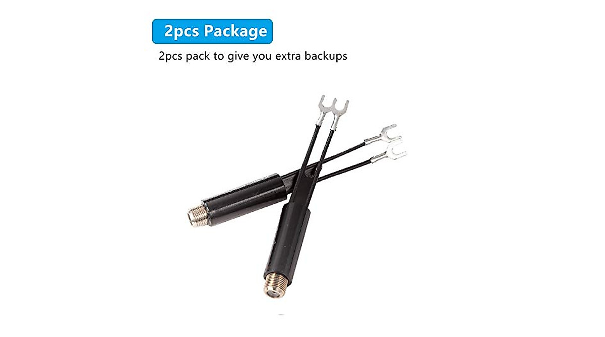 Ancable 2-Pack Matching Transformer for TV & Radio - 75Ω to 300Ω Adapter